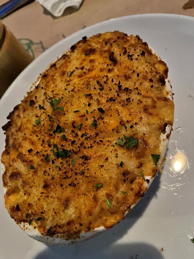 When ordinary potatoes dream at night, they imagine becoming this glorious, golden-topped creation. Comfort food that went to finishing school.