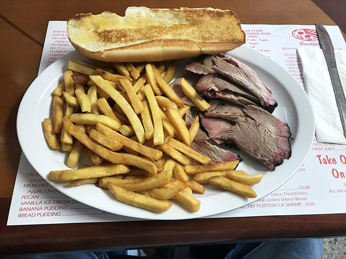 Sliced pork that's been loved low and slow, served with sides that understand their supporting role perfectly.