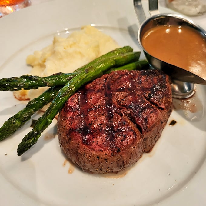 This filet mignon with béarnaise sauce is the gentleman caller of steaks—impeccably dressed, rich in character, and impossible to resist.