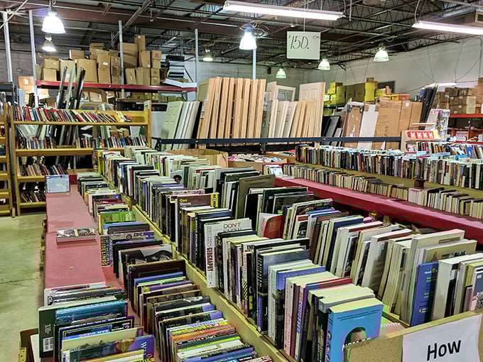 The book section rivals many libraries, with colorful spines promising adventures, knowledge, and escape—all at prices that make bibliophiles swoon.