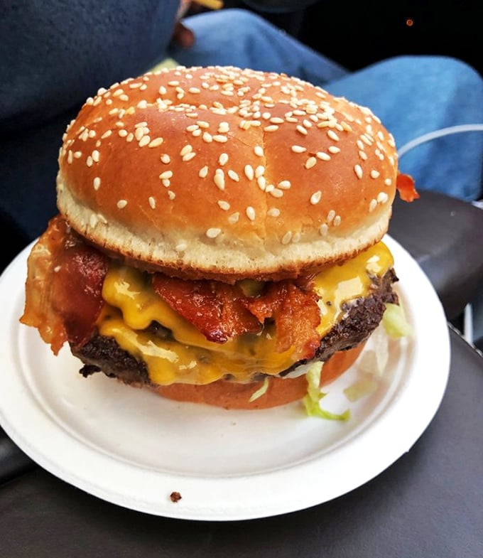 Two burgers that could make even the most dedicated cardiologist temporarily suspend their medical advice. Worth every delicious, cheese-draped calorie.