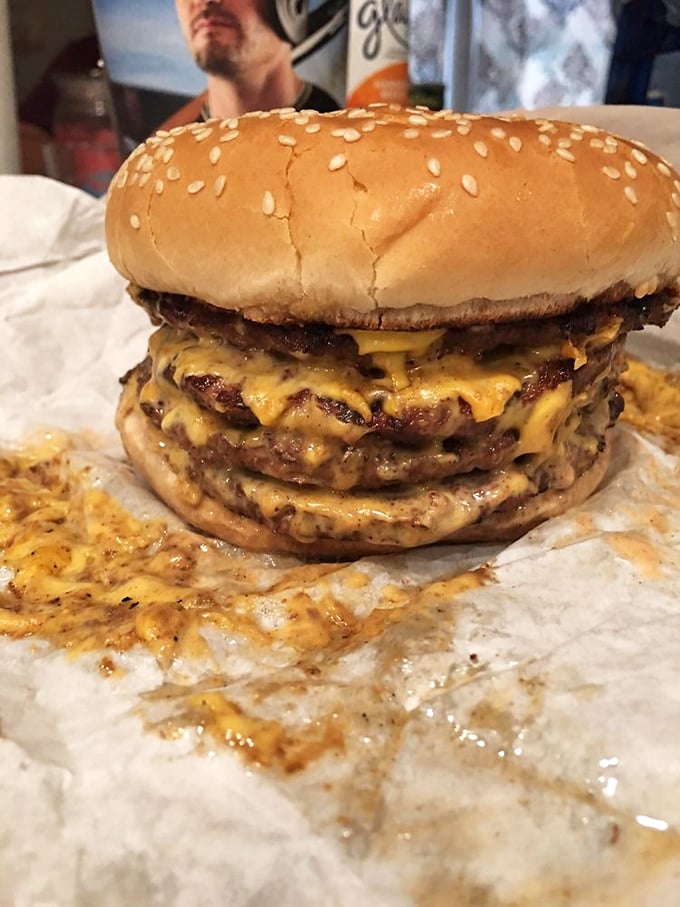 When your eyes say "I could never" but your stomach whispers "challenge accepted." This tower of beef and cheese isn't a meal – it's a commitment.