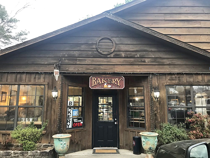 Country Village Oven's rustic wooden exterior looks like it belongs in a fairy tale – the gingerbread house of your donut dreams.
