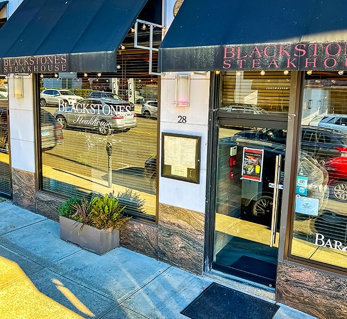 Those windows invite you into a world where steak is serious business – and business is deliciously good.