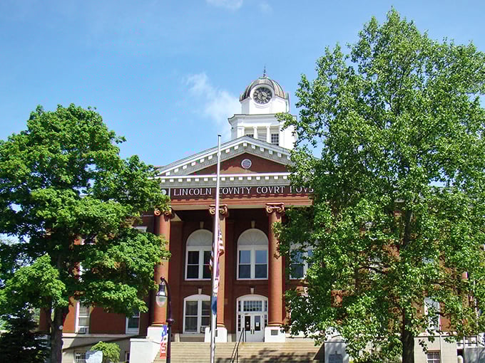 The Lincoln County Courthouse stands proud in Stanford, its clock tower keeping time for generations of Kentuckians who've gathered in its shadow.