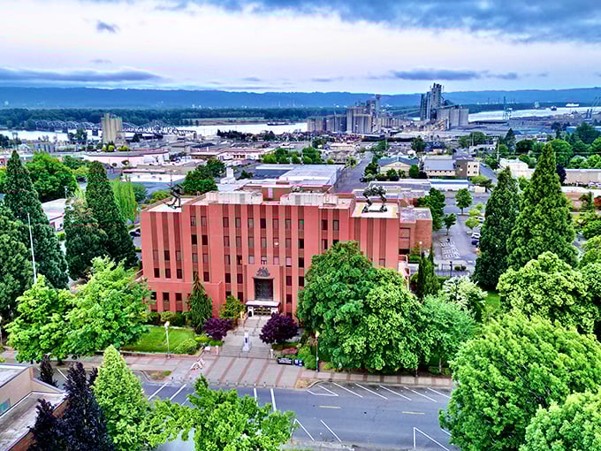 Classic American downtown charm thrives here where your retirement dollars work harder than a busy barista.