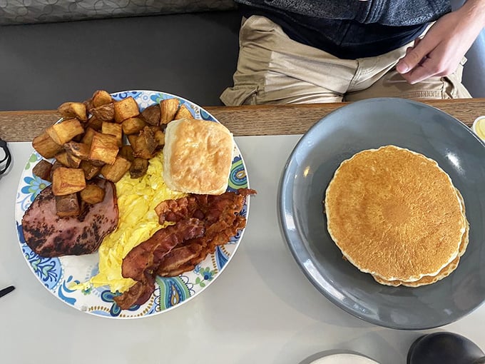 Morning glory on a colorful plate. The breakfast spread that makes hitting the snooze button your only regret of the day.