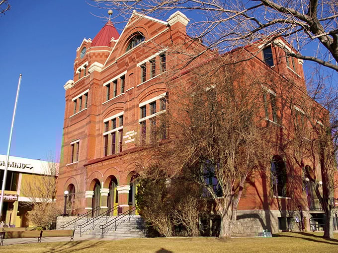 This magnificent red brick courthouse could double as a movie set – the kind of building that makes you wonder what dramas unfolded inside.