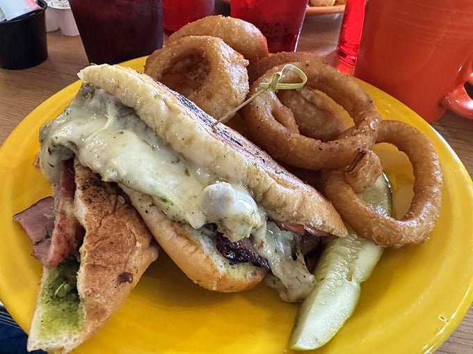 This Cuban sandwich with crispy onion rings isn't just lunch—it's a vacation for your taste buds without the airfare.