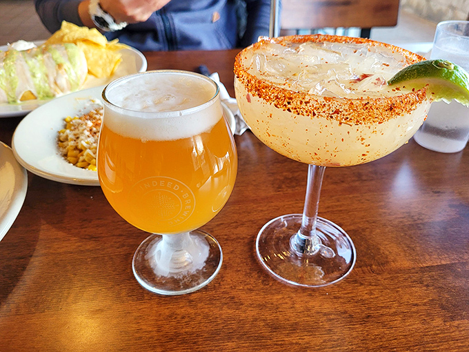 A golden beer and salt-rimmed margarita – the dynamic duo of Mexican dining that turns Tuesday into a celebration worthy of mariachi music.