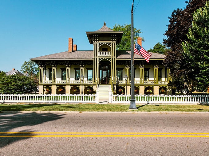 The Honolulu House stands as Marshall's architectural exclamation point—proof that Midwestern dreams sometimes wear tropical clothes, complete with wraparound porches and ornate details.