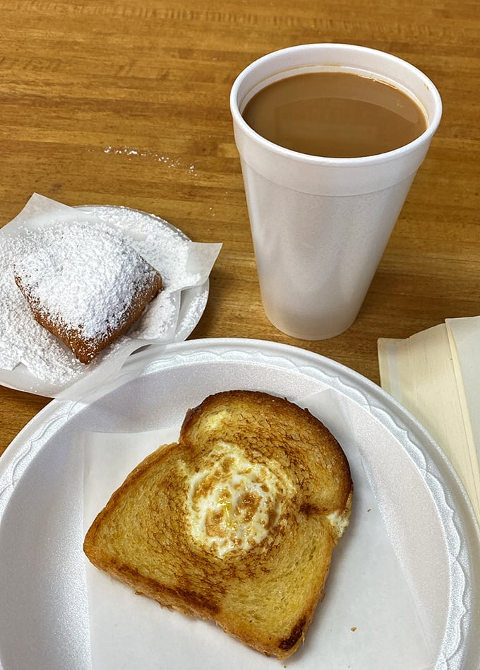 Sometimes the simplest pleasures—like perfectly toasted bread and a strong cup of coffee—are the most satisfying companions.