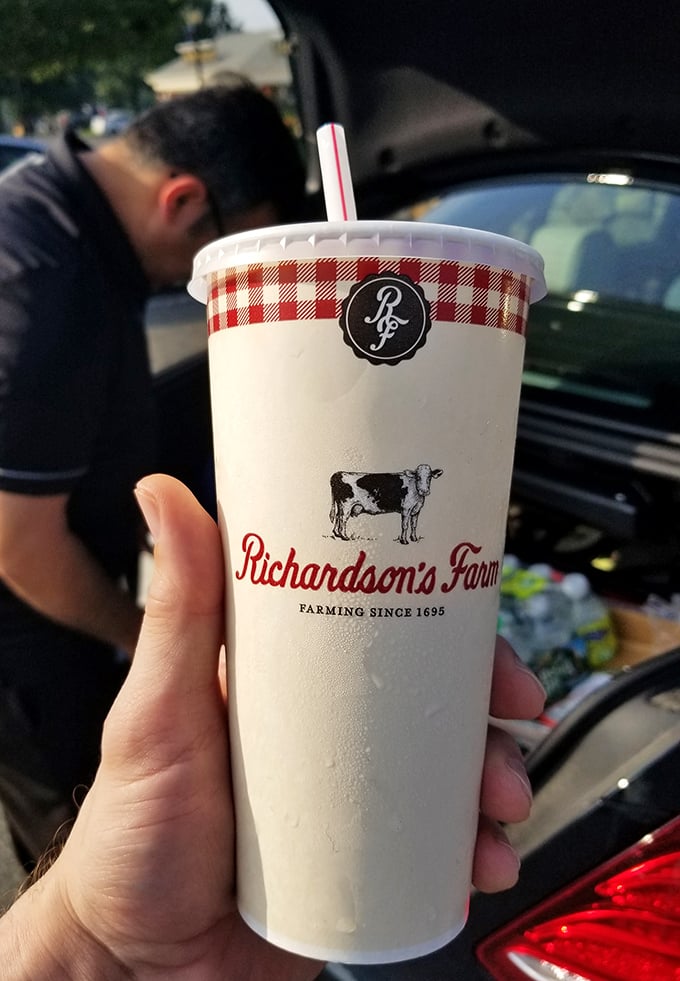 The classic Richardson's cup proudly declares "Farming Since 1695," reminding us that good things come to those who wait—for 327 years, apparently.