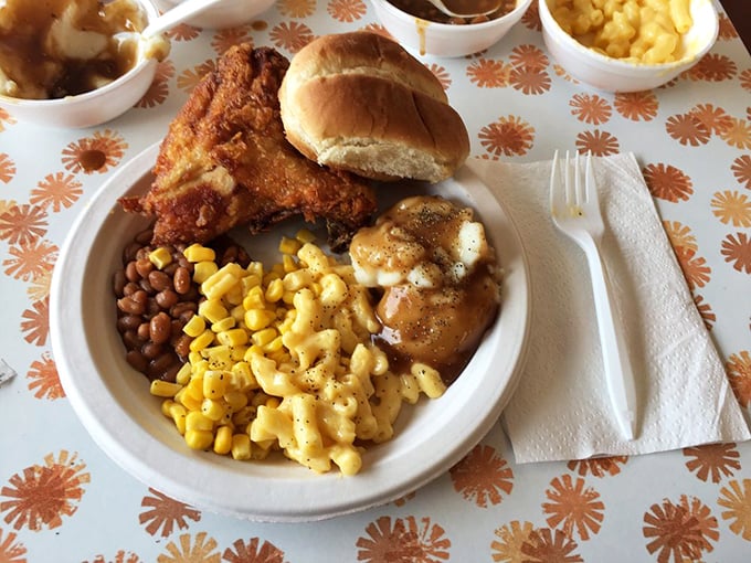 Home-cooked perfection served on a simple white plate. No garnish needed when the chicken has this much star power.