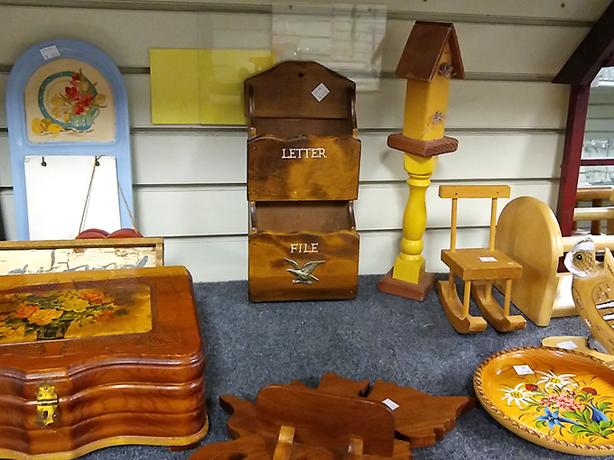 Wooden treasures with stories to tell—from letter holders to rocking chairs, these handcrafted pieces await their second chapter in your home.