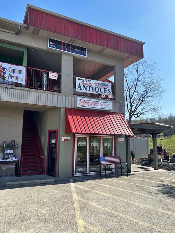 Billie Ann's Diner (exterior): Tucked under that bright red awning? Pancakes so good they should be illegal in at least three states.