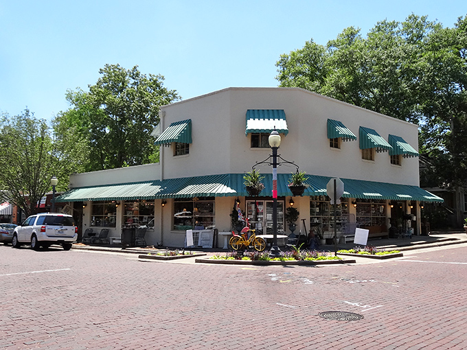 Clinton's tree-lined community reflects small-town America at its finest, where pine forests frame new neighborhood developments.