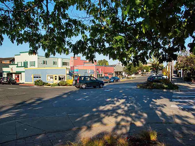 Langley’s village charm unfolds at an unhurried pace – flower boxes, quirky shops, and locals with friendly smiles.