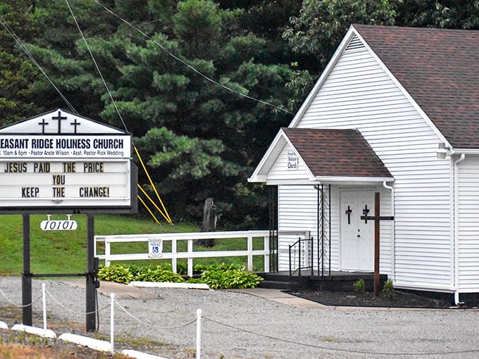 Pleasant Ridge's simple white church stands as the heart of this tiny community. Where faith and friendship have intertwined for generations.