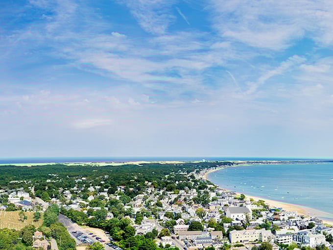 Provincetown's lighthouse isn't just a beacon for ships – it's a symbol of the warm community waiting at the very tip of Cape Cod.
