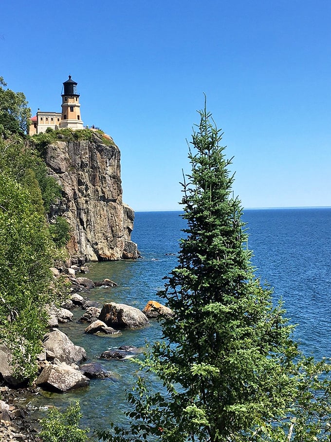Split Rock Lighthouse stands sentinel over Lake Superior's dramatic shoreline. Nature's grandest show doesn't charge admission!