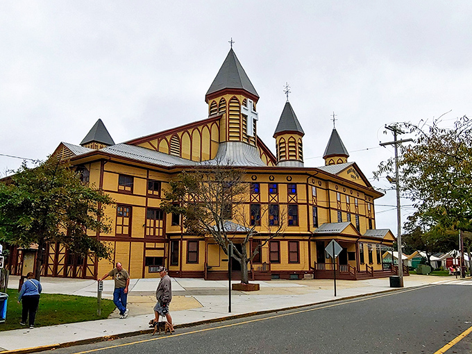 Ocean Grove's iconic pier stretches toward the horizon. Beach town simplicity with a side of "ahhhh, that's better."