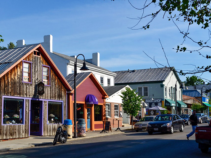 Eclectic storefronts and tree-lined streets make Yellow Springs the kind of place where "just browsing" becomes an all-day adventure.