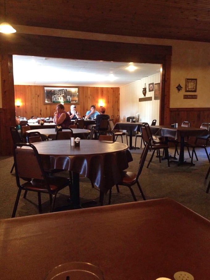 Where strangers become friends over the universal language of "pass the salt." The warm lighting makes everyone look like they're in a Norman Rockwell painting.
