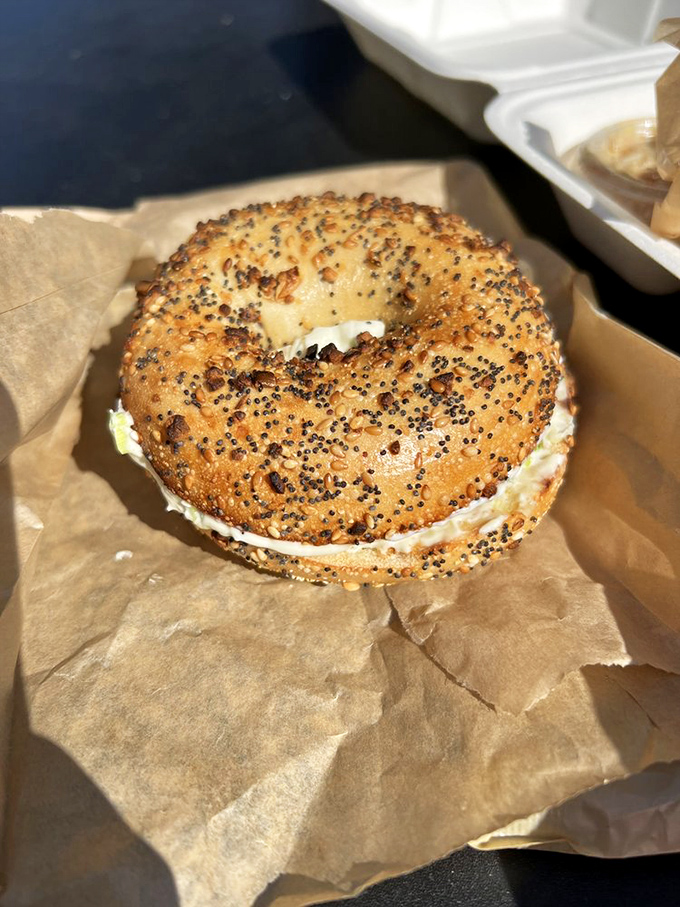 An everything bagel with cream cheese is the Swiss Army knife of breakfast foods—practical, versatile, and always the right choice.