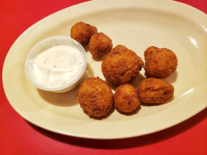 These golden-fried mushrooms aren't just appetizers – they're little umami bombs waiting to detonate deliciousness across your taste buds.