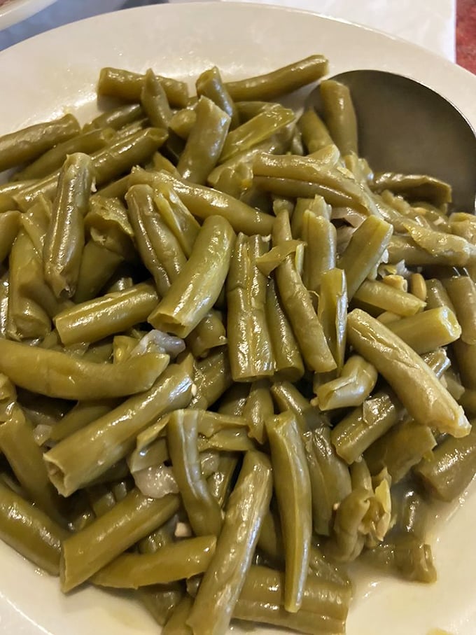 These aren't just green beans; they're vegetables with a backstory, simmered with pork and generations of Appalachian know-how.