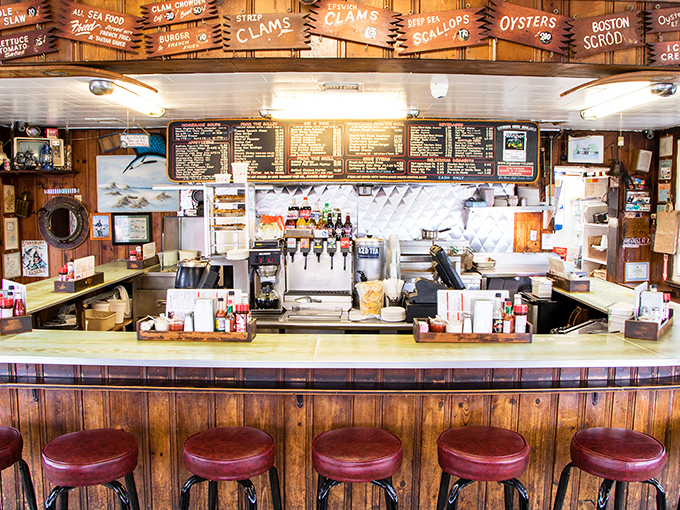 The counter service setup feels like a time machine to simpler days, when great food didn't need fancy surroundings.