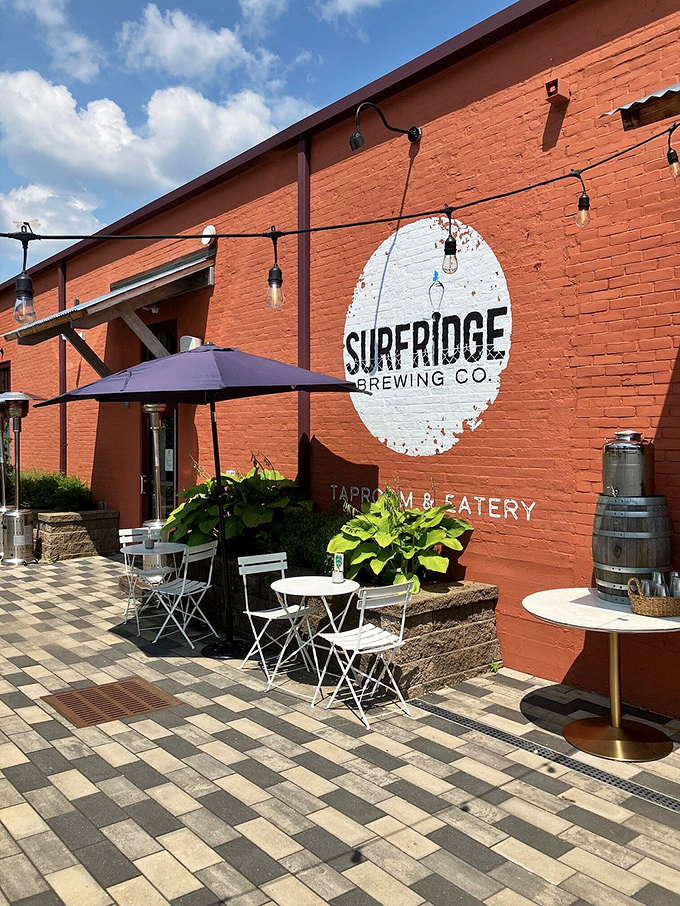 Sunny days pair perfectly with cold brews and patio vibes at Surfridge Brewing Co.’s inviting taproom and eatery.