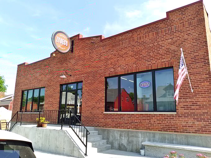 Zydeco's unassuming brick exterior hides what locals know: some of the best meals come from the most modest-looking buildings.