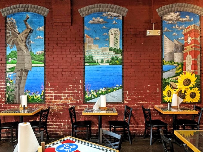 Those Wichita murals aren't just decoration—they're a promise that local pride translates directly to flavor in every bite.