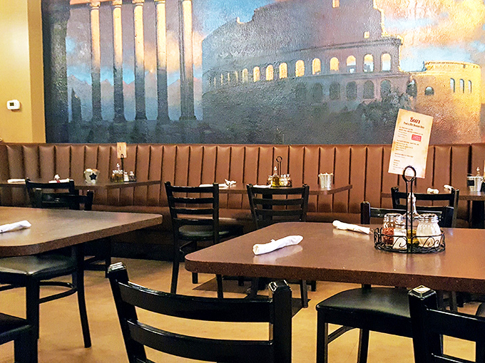 The dining room glows with decades of memories, where family photos line the walls and every booth feels like it's been saving a spot just for you.