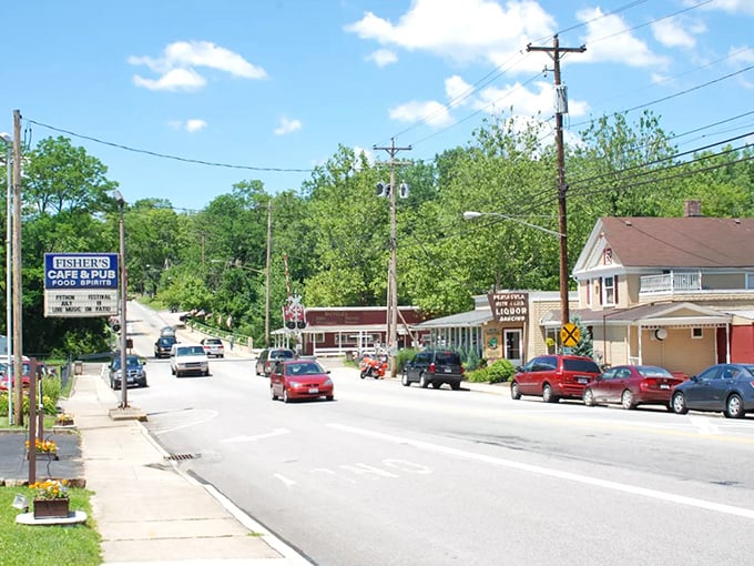 Peninsula's main street offers a perfect blend of small-town charm and outdoor adventure—like Mayberry with hiking trails!