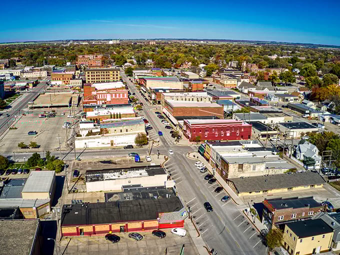 Sunlight plays across Fremont's historic buildings, highlighting a community where fixed incomes find flexible living options.