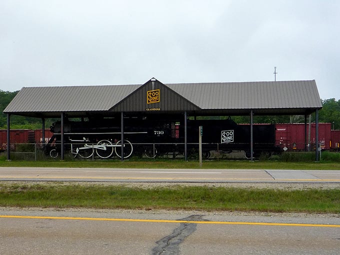 The Soo Line locomotive display in Gladstone reminds us of a time when trains were the internet of their day - connecting everything.