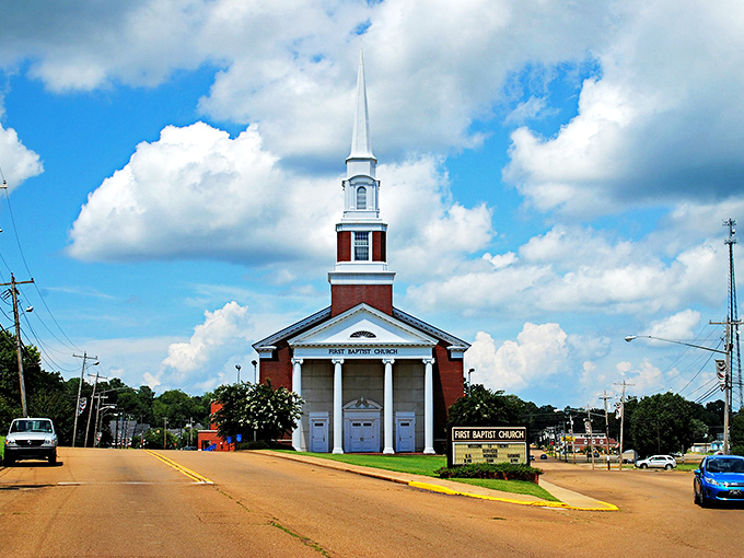 The view down Water Valley's main drag offers a glimpse of Mississippi as it once was—and thankfully, still is.