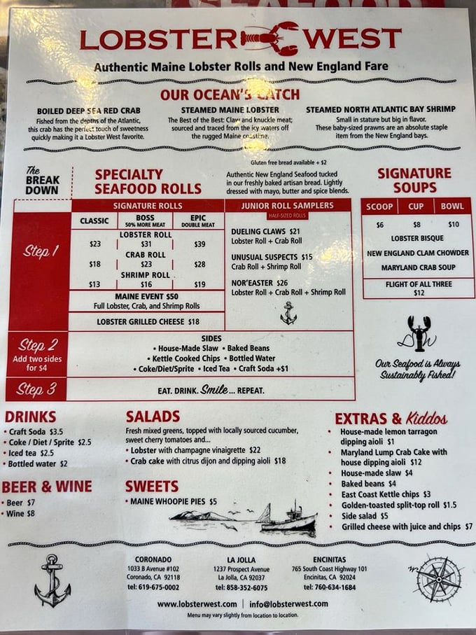 The menu reads like a love letter to New England seafood traditions. "Dueling Claws" might be the most delicious showdown since Pacino met De Niro in Heat.