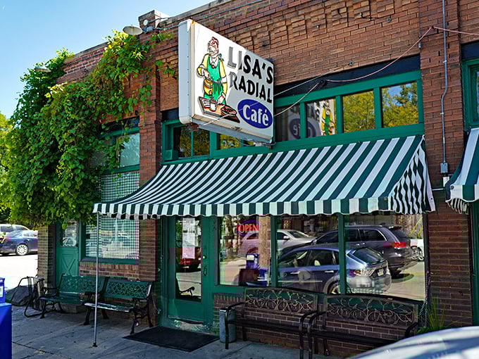 The unassuming brick exterior of Lisa's Radial Cafe hides culinary treasures that locals have been keeping secret from food tourists for years.