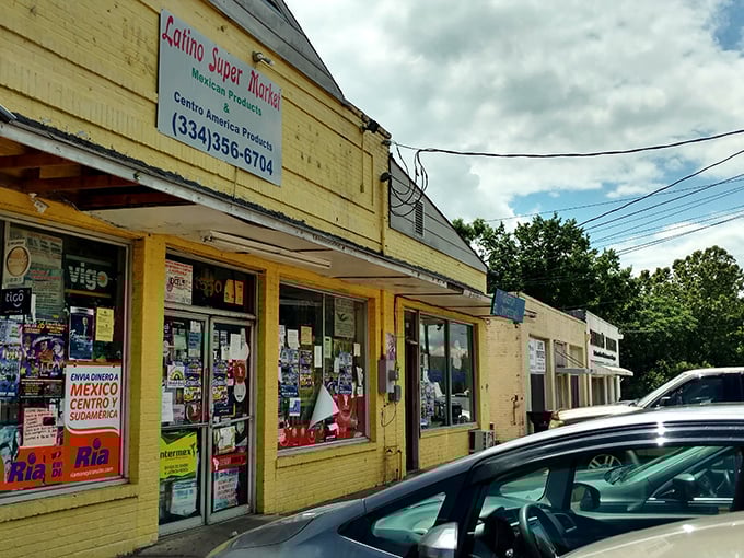 The bright yellow exterior of Latino Super Market houses a culinary treasure within. Like finding a diamond in a box of Cracker Jacks, but tastier.