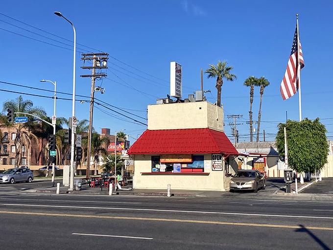 1. people drive from all over california for the mouth watering nachos at this no fuss restaurant