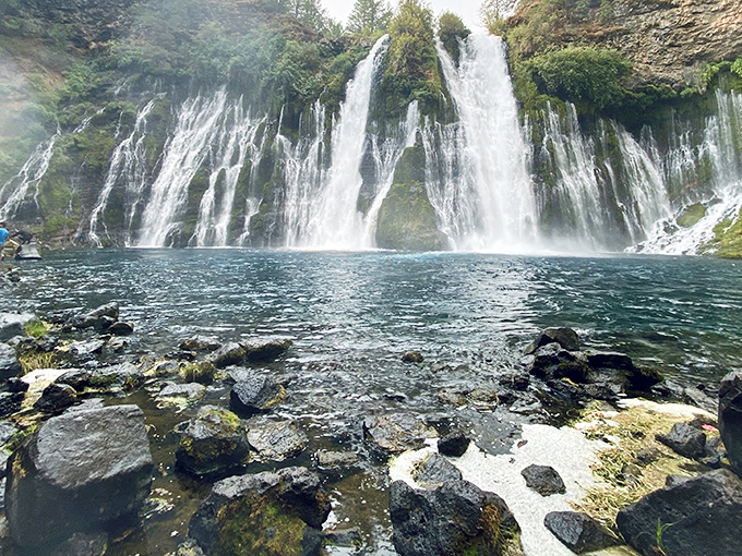 Nature's masterpiece in full display – Burney Falls cascades 129 feet with such ethereal beauty that you'll wonder if someone slipped something into your trail mix.