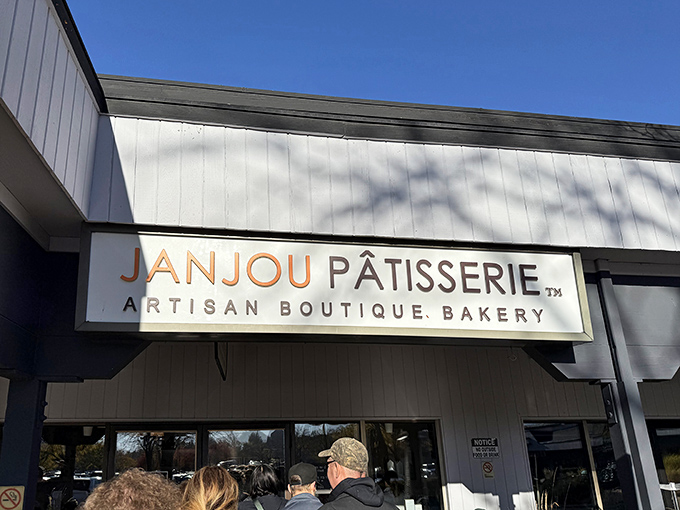The unassuming exterior of Janjou Pâtisserie belies the Parisian-worthy treasures within. Like finding Brigadoon in a strip mall, but with better pastries.