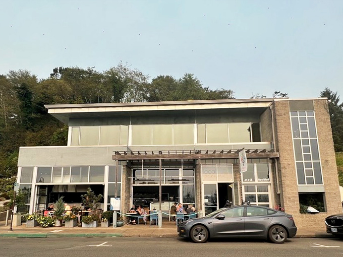 The unassuming exterior of Local Ocean Seafoods belies the culinary treasures within. Like finding a pearl in an oyster, Newport's seafood sanctuary awaits.