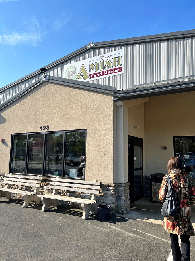 The unassuming exterior of Bristol Amish Market hides culinary treasures within. Early birds get the donuts—latecomers get the stories about how good they were. 