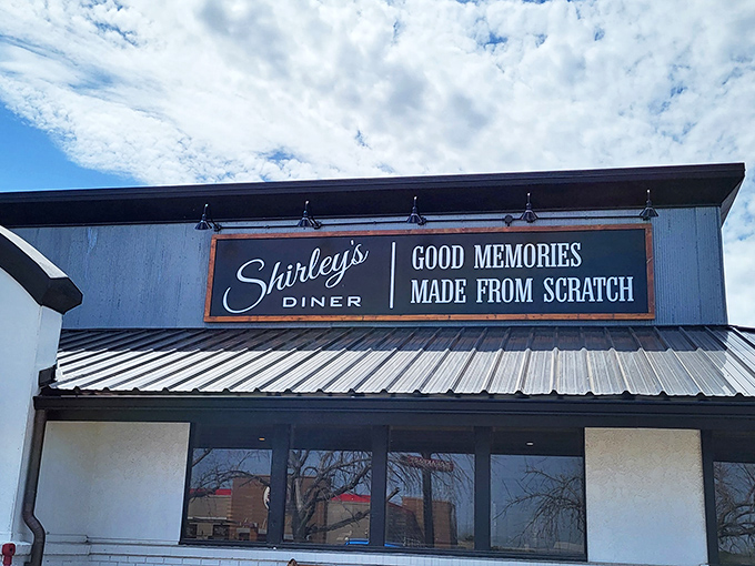 "Good Memories Made From Scratch" isn't just a slogan—it's the Shirley's Diner promise that hangs above this Omaha treasure like a delicious guarantee.