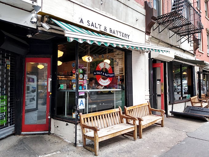 The punny name is just your first clue that this Greenwich Village spot takes fish seriously, but keeps everything else delightfully casual.